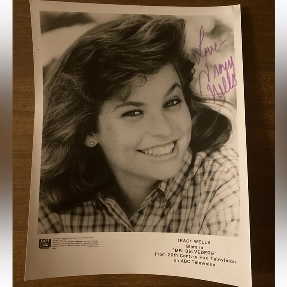 Source Unknown | Wall Decor | Tracy Wells Signed Photo 8x Bw | Poshmark
